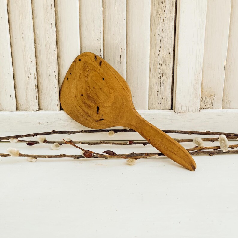 Wooden Butter Paddle - Farmhouse Kitchen Decor - Primitive Wooden ...