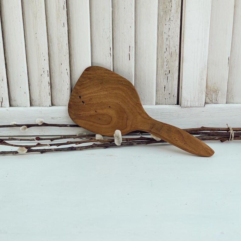 Wooden Butter Paddle - Farmhouse Kitchen Decor - Primitive Wooden ...