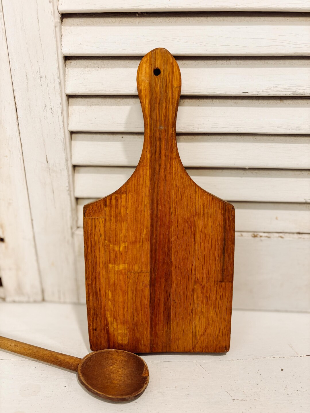 Vintage Chunky Cutting Board - Chunky Cutting Board With Handle ...