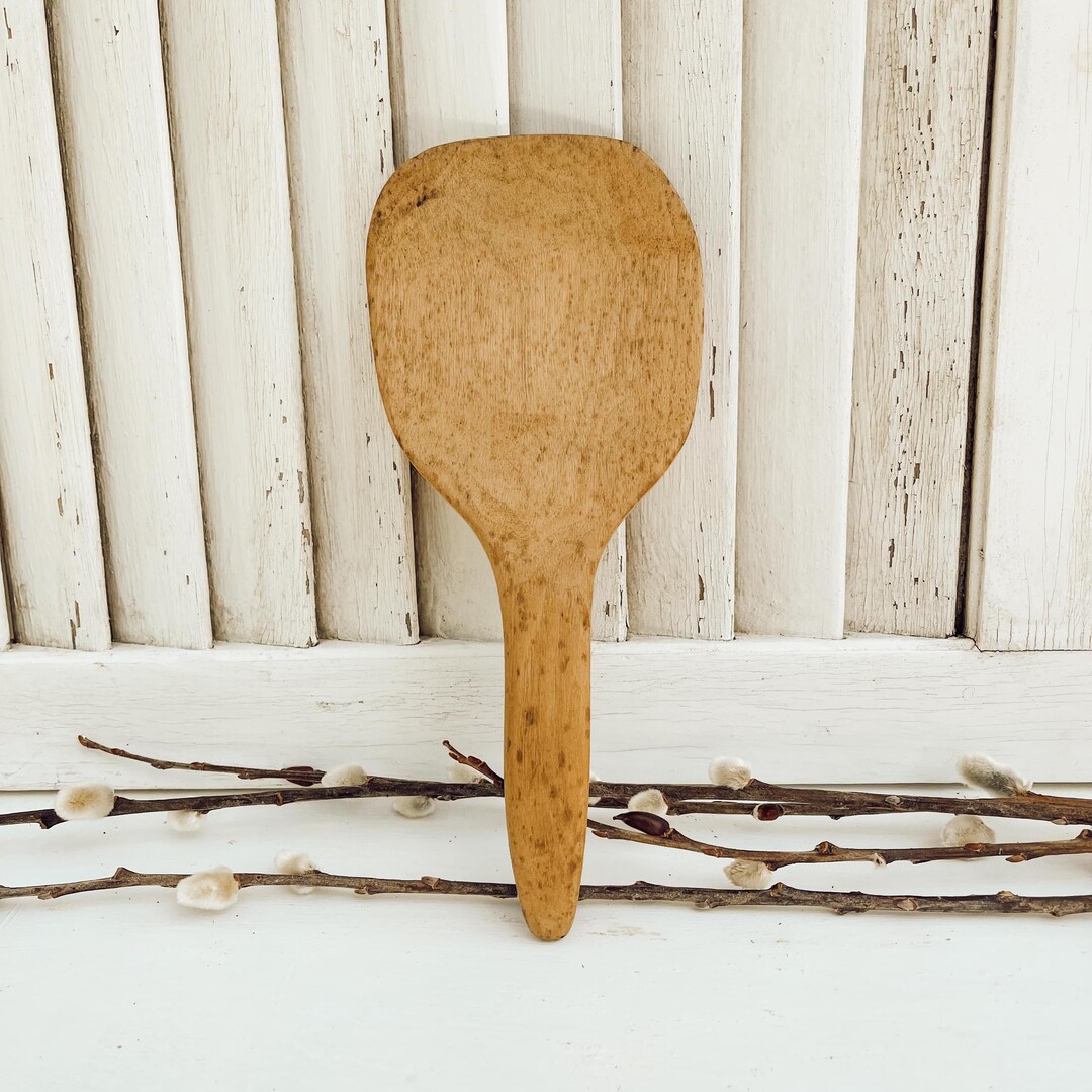 Primitive Wooden Butter Paddle - Farmhouse Kitchen Decor - Primitive ...