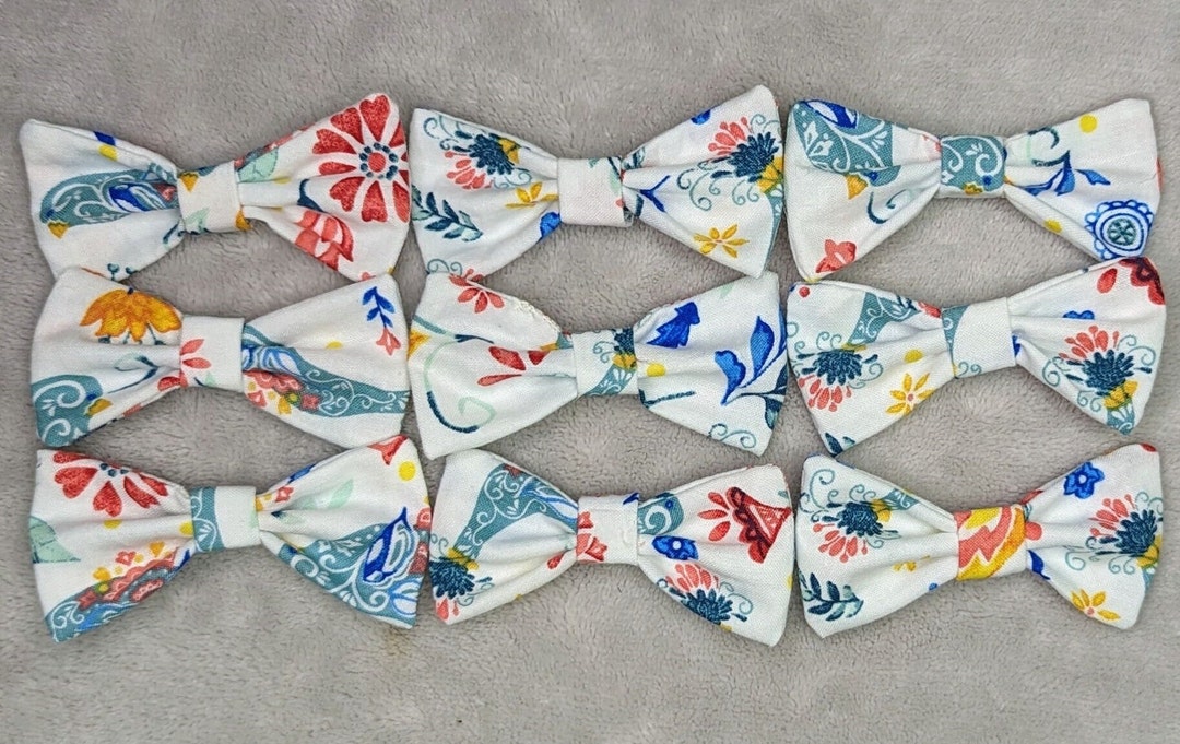 Bow Hair Clips and Clip on Bow Ties - Etsy