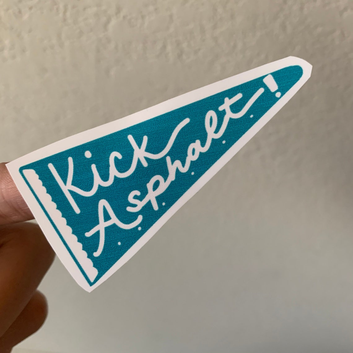 Kick Asphalt Stickerrun Sticker Sticker for Runner Run - Etsy