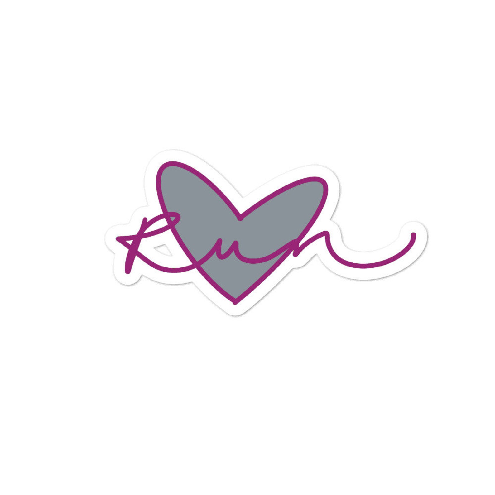 Pink Heart Runner Sticker Gift for Runner I Love Running - Etsy