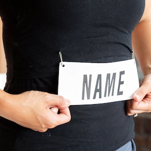 DIY Race Bib Kit: Weatherproof Marathon Name Tag - Etsy