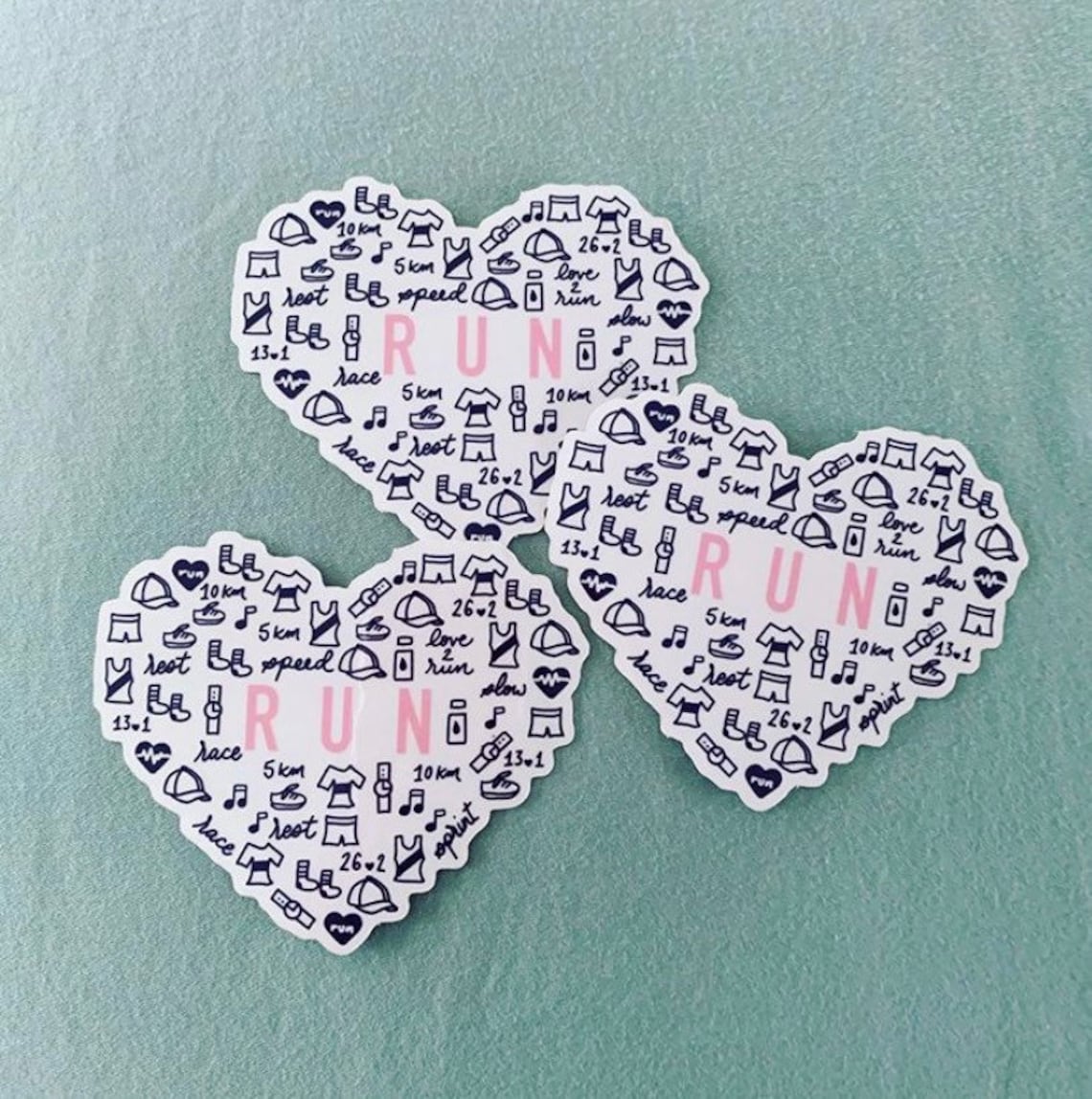 Run Sticker Sticker for Runner Water Bottle Sticker Runner | Etsy