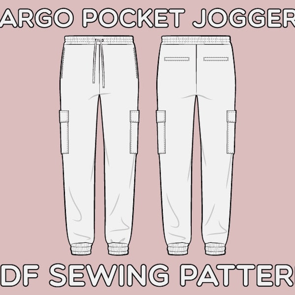 Joggers Pants Pattern - Etsy