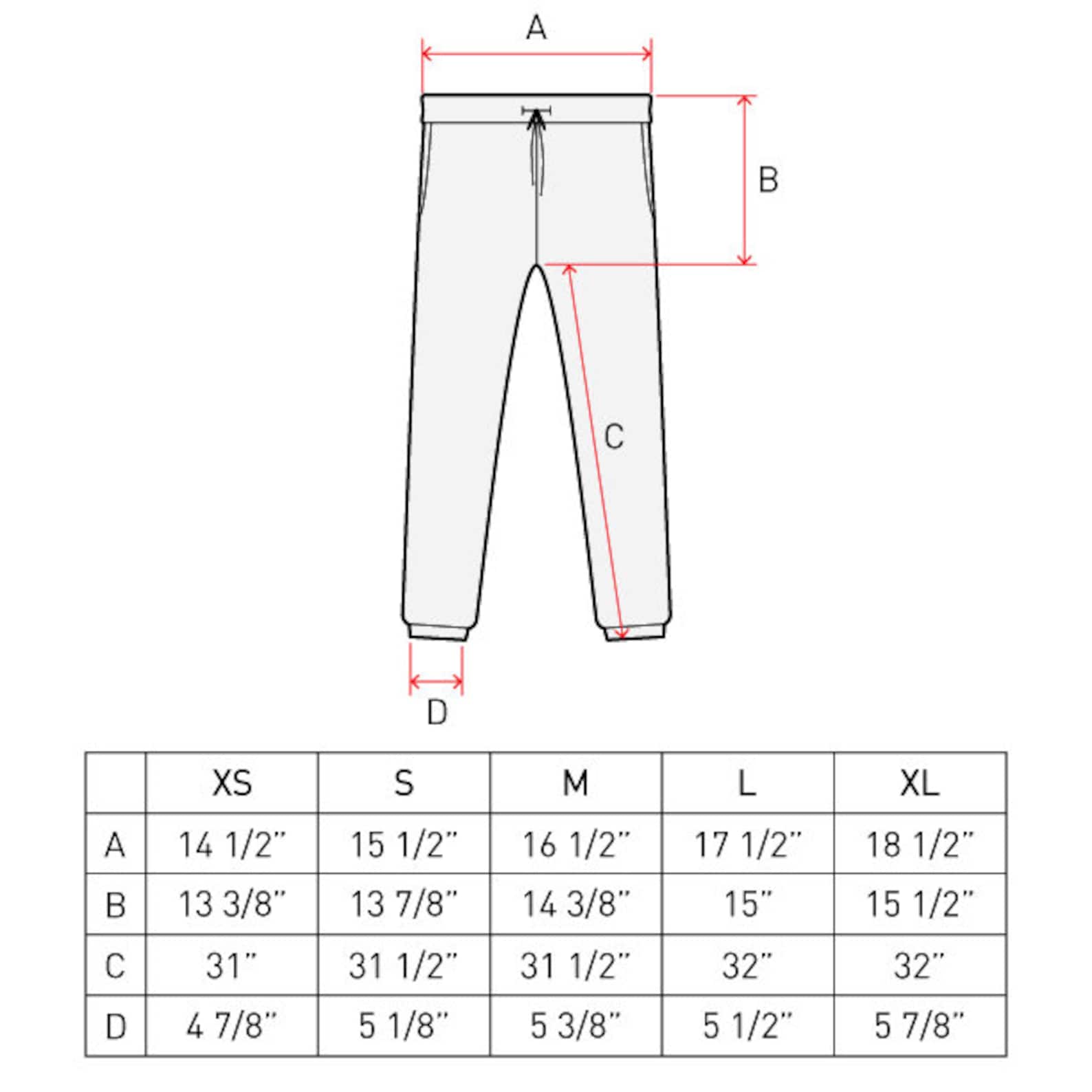 Slim Fit Sweatpants PDF Sewing Pattern Sizes XS / S / M / L / XL - Etsy