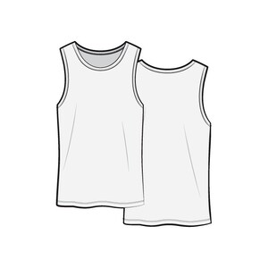 Slim Fit Tank Top PDF Sewing Pattern Sizes XS / S / M / L / XL - Etsy