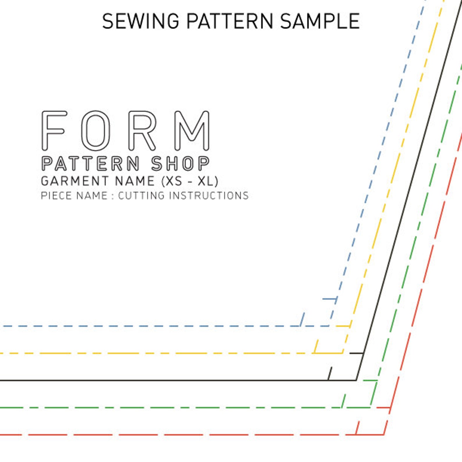 Short Sleeve Button up Shirt PDF Sewing Pattern Sizes XS / S / M / L ...