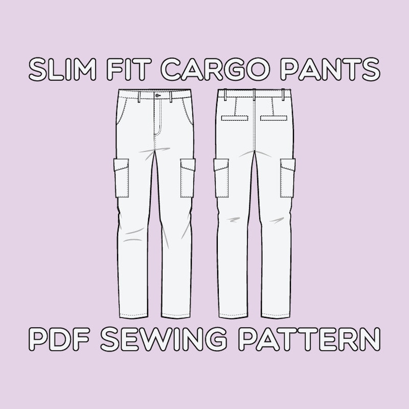 Cargo Pants Pattern - Etsy