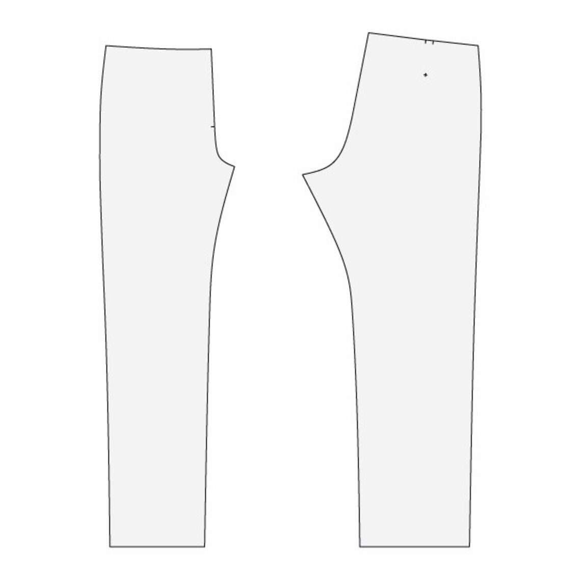 Mens Pant Block PDF Pattern Sizes 28 / 29 / 30 / 31 / 32 / 33 - Etsy