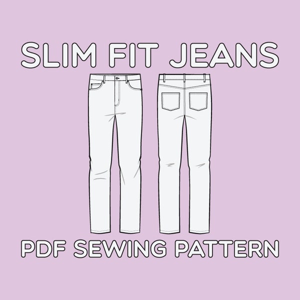 Mens Jeans Pattern - Etsy