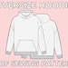 Oversize Hoodie PDF Sewing Pattern Sizes XS / S / M / L / XL - Etsy