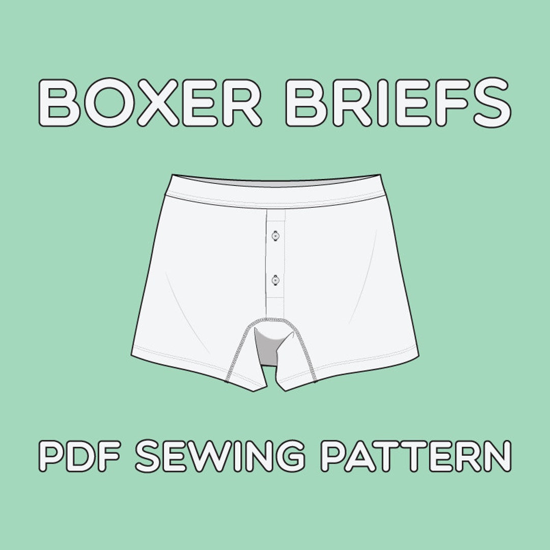 Boxer Briefs PDF Sewing Pattern Sizes XS / S / M / L / XL / 2XL - Etsy