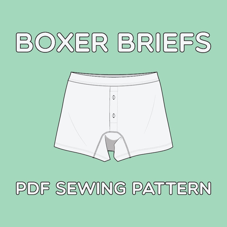 Boxer Briefs PDF Sewing Pattern Sizes XS / S / M / L / XL / 2XL - Etsy