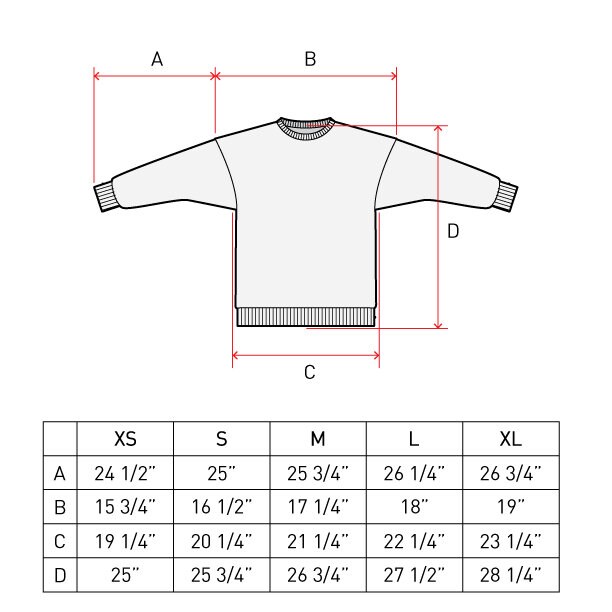 Long Sleeve Crewneck PDF Sewing Pattern Sizes XS / S / M / L / - Etsy