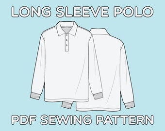 Tee Shirt PDF Sewing Pattern Sizes XS / S / M / L / XL - Etsy