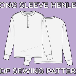 Henley Pattern - Etsy