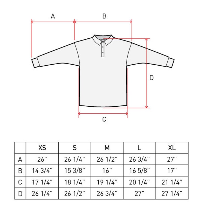 Long Sleeve Polo Tee Shirt Pdf Sewing Pattern Sizes Xs S M Etsy