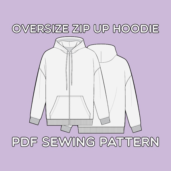 Hoodie Pattern - Etsy