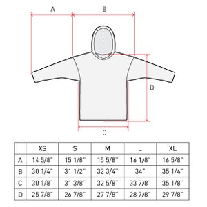 Hooded Poncho PDF Sewing Pattern Sizes XS / S / M / L / XL - Etsy