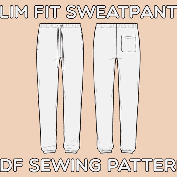 Sweatpants Pattern - Etsy