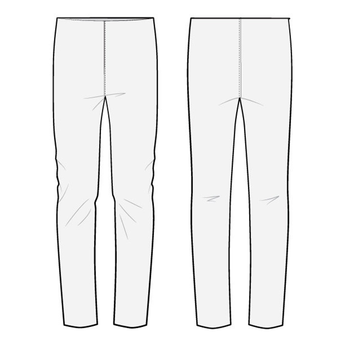 Mens Pant Block PDF Pattern Sizes 28 / 29 / 30 / 31 / 32 / 33 - Etsy