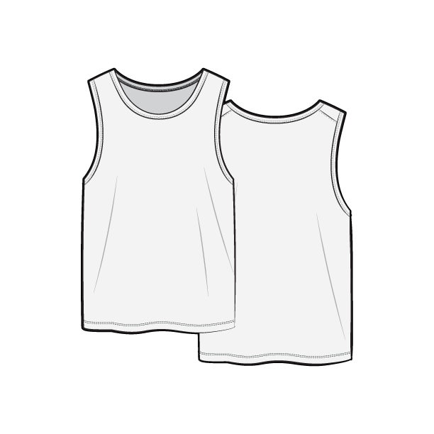 Tank Top PDF Sewing Pattern Sizes XS / S / M / L / XL - Etsy