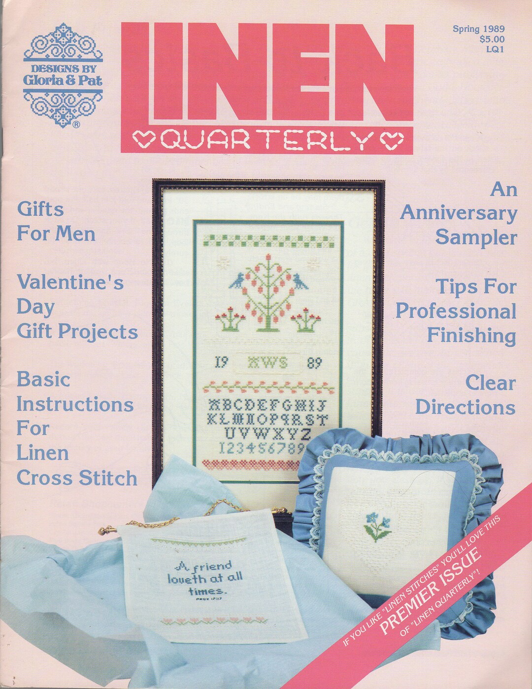 Linen Magazine Designs by Gloria & Pat Spring 1989 LQ1 - Etsy