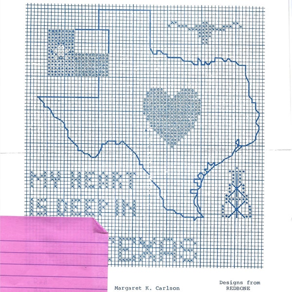 Texas Cross Stitch - Etsy