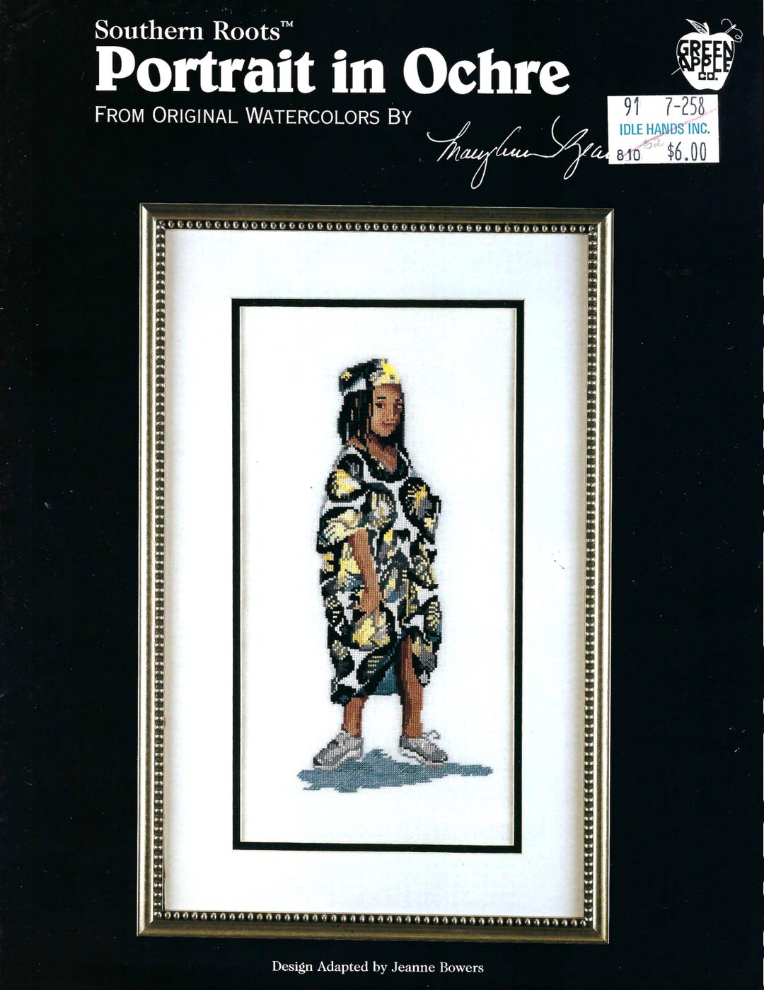 Portrait in Ochre Cross Stitch Book by Jeanne Bowers -- Southern Roots ...