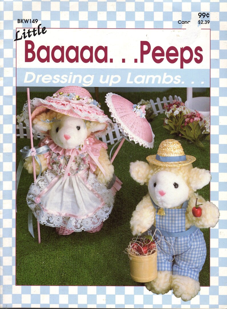 Little Baaaa... Peeps Dress up Lambs... Book BKW149 - Etsy