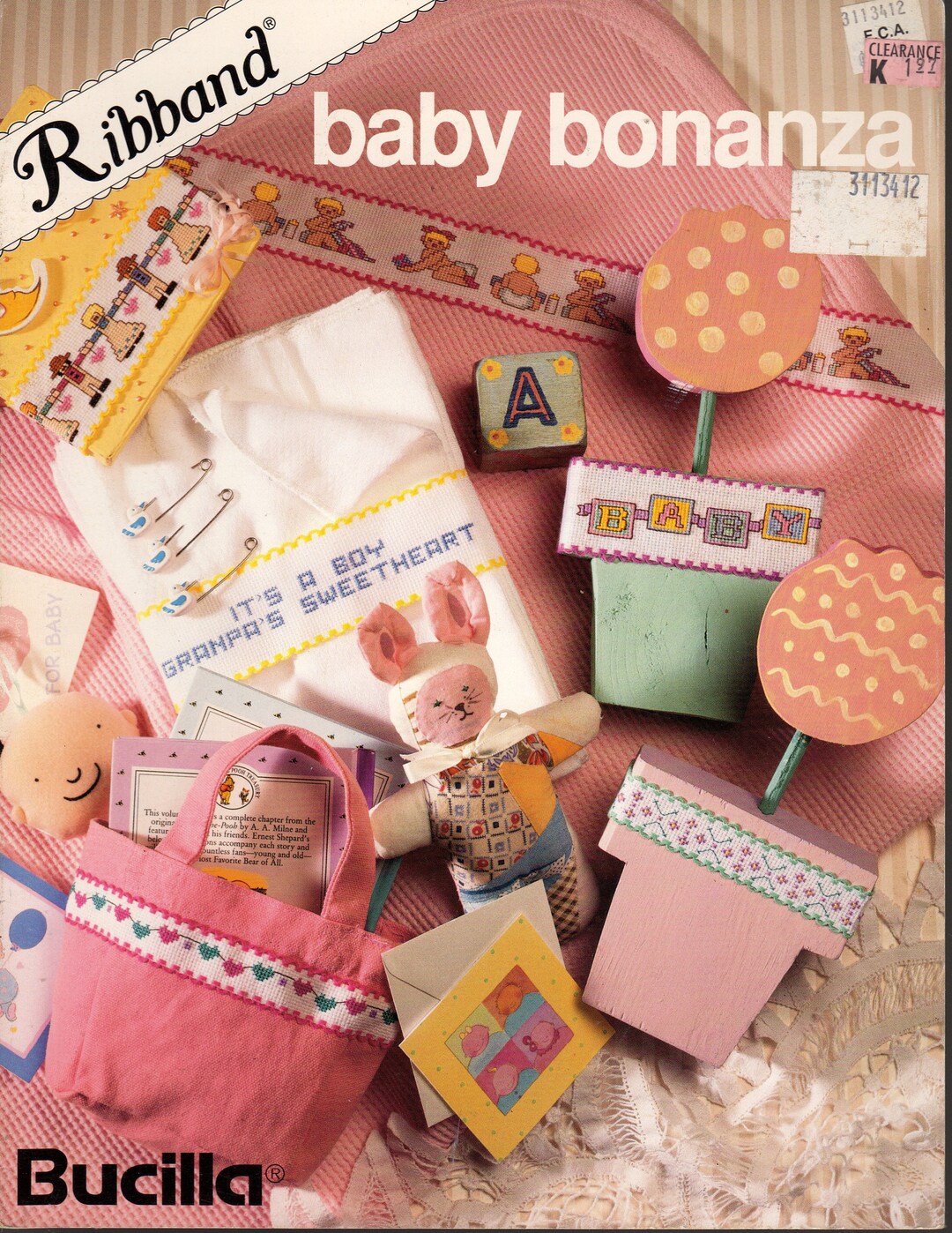 Baby Bonanza Cross Stitch Book Bucilla - Etsy