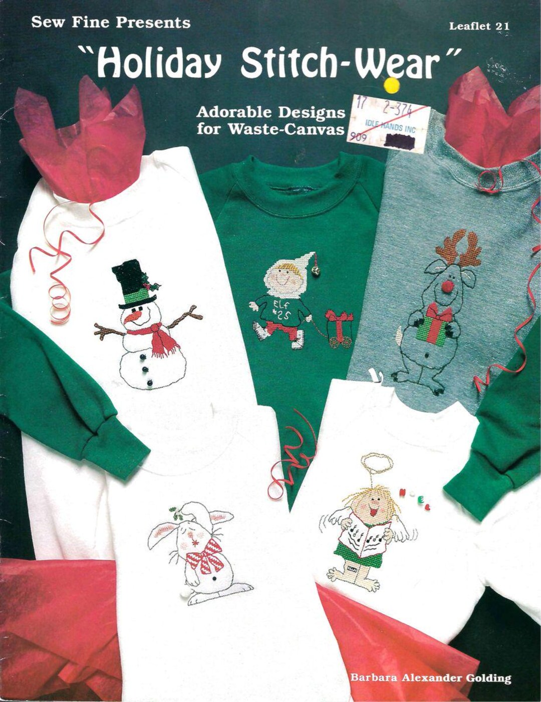 Holiday Stitch-wear Cross Stitch Book by Barbara Alexander Golding ...