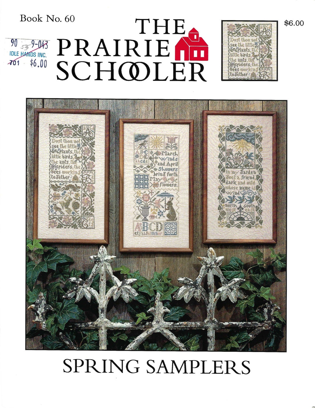The Prairie Schooler Spring Samplers - Includes Fabric Book No. 60. - Etsy