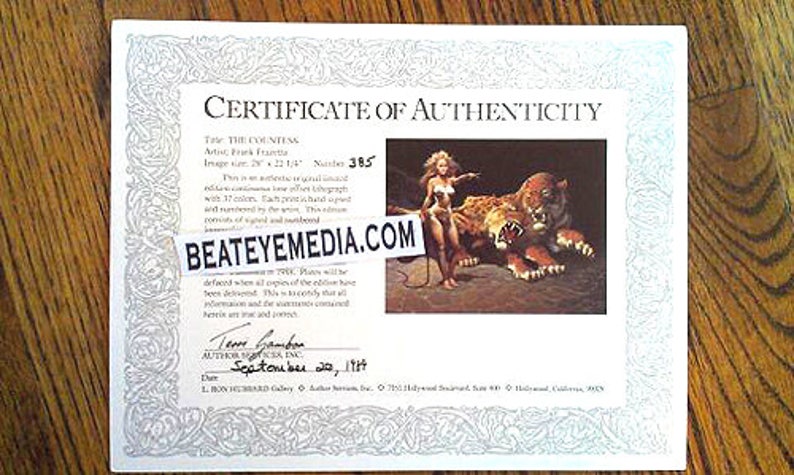 Frazetta,limited Edition,panther,pin Up,halloween,monster,monsters ...