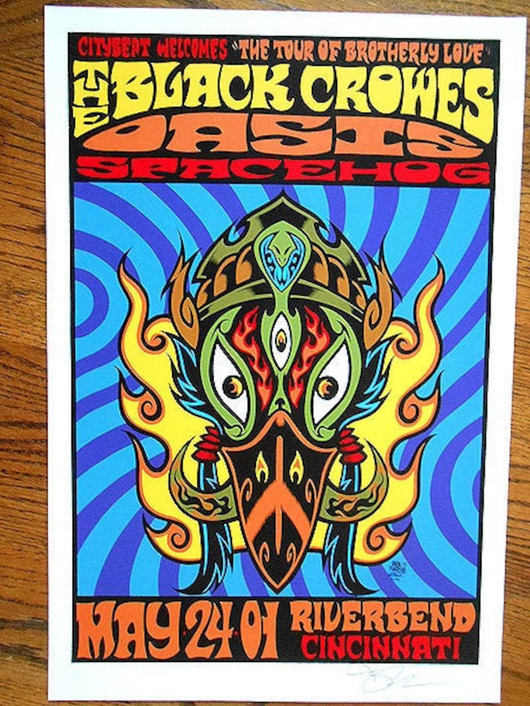Alan Forbes,concert Poster,comic Art,rock,kozik,coop,fillmore,,monster ...