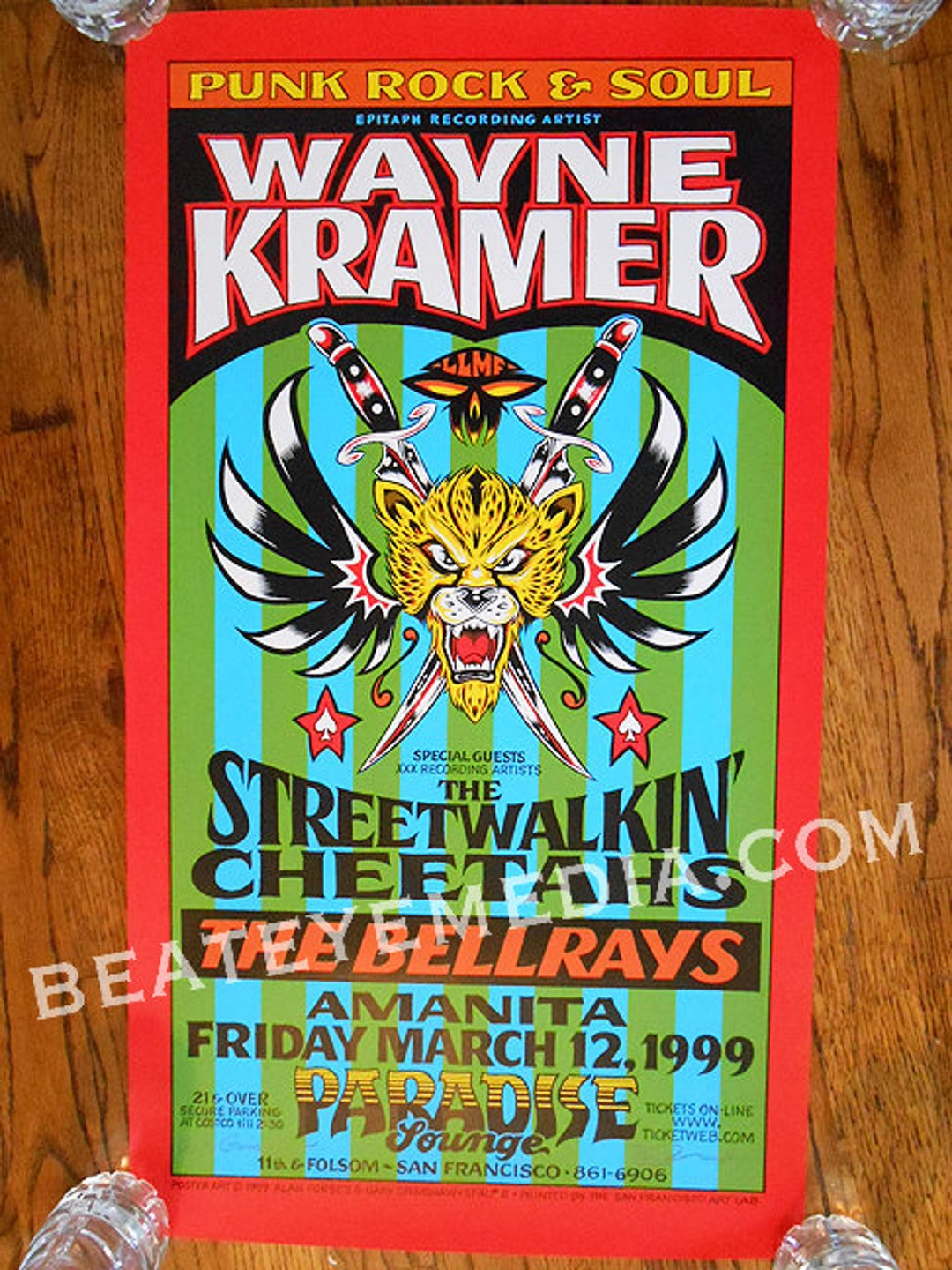 Alan Forbes,concert Poster,comic Art,punk,punk Rock,kozik,coop,fillmore ...