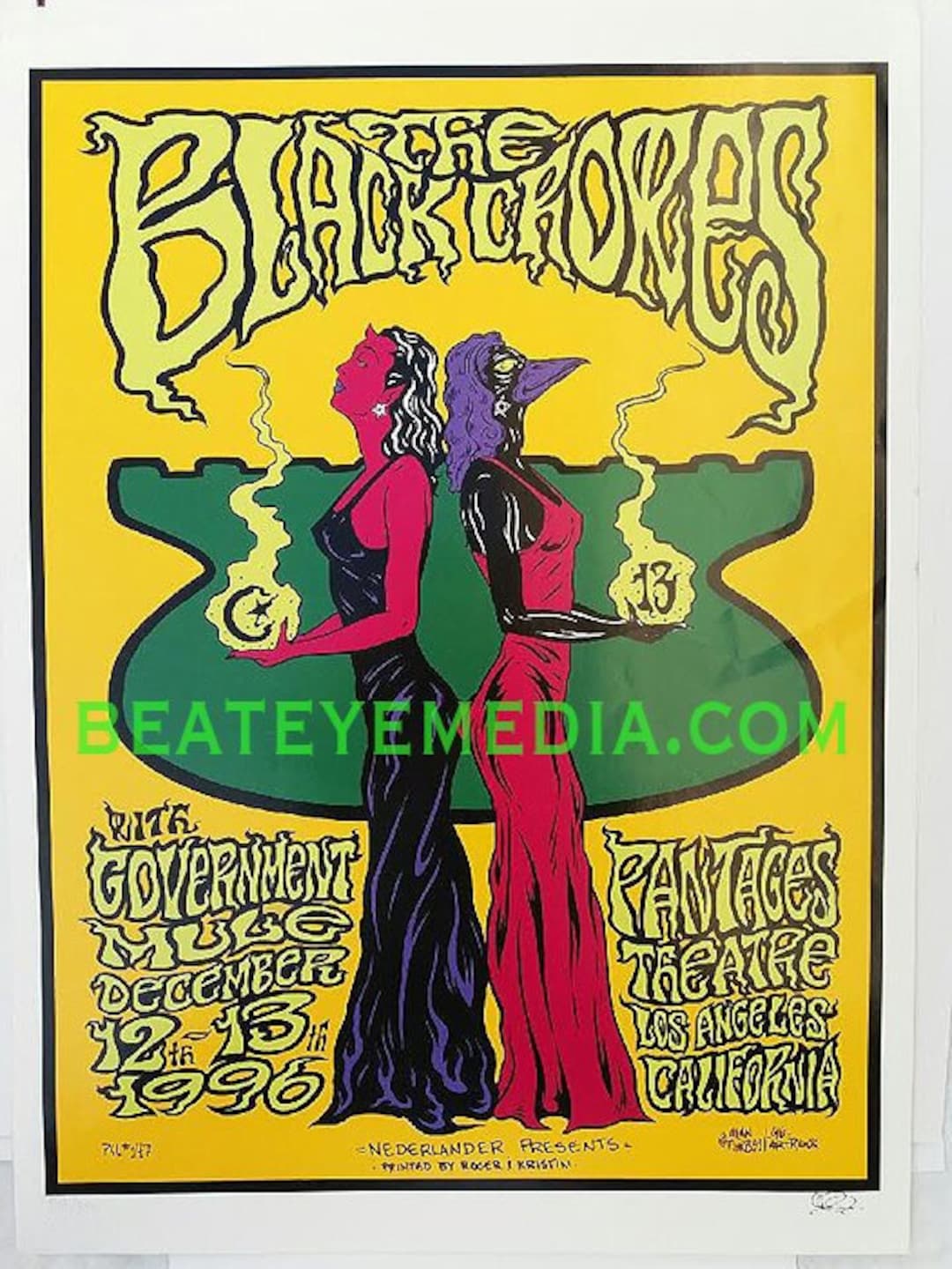 Alan Forbes,concert Poster,comic Art,rock,kozik,coop,fillmore,,monster ...