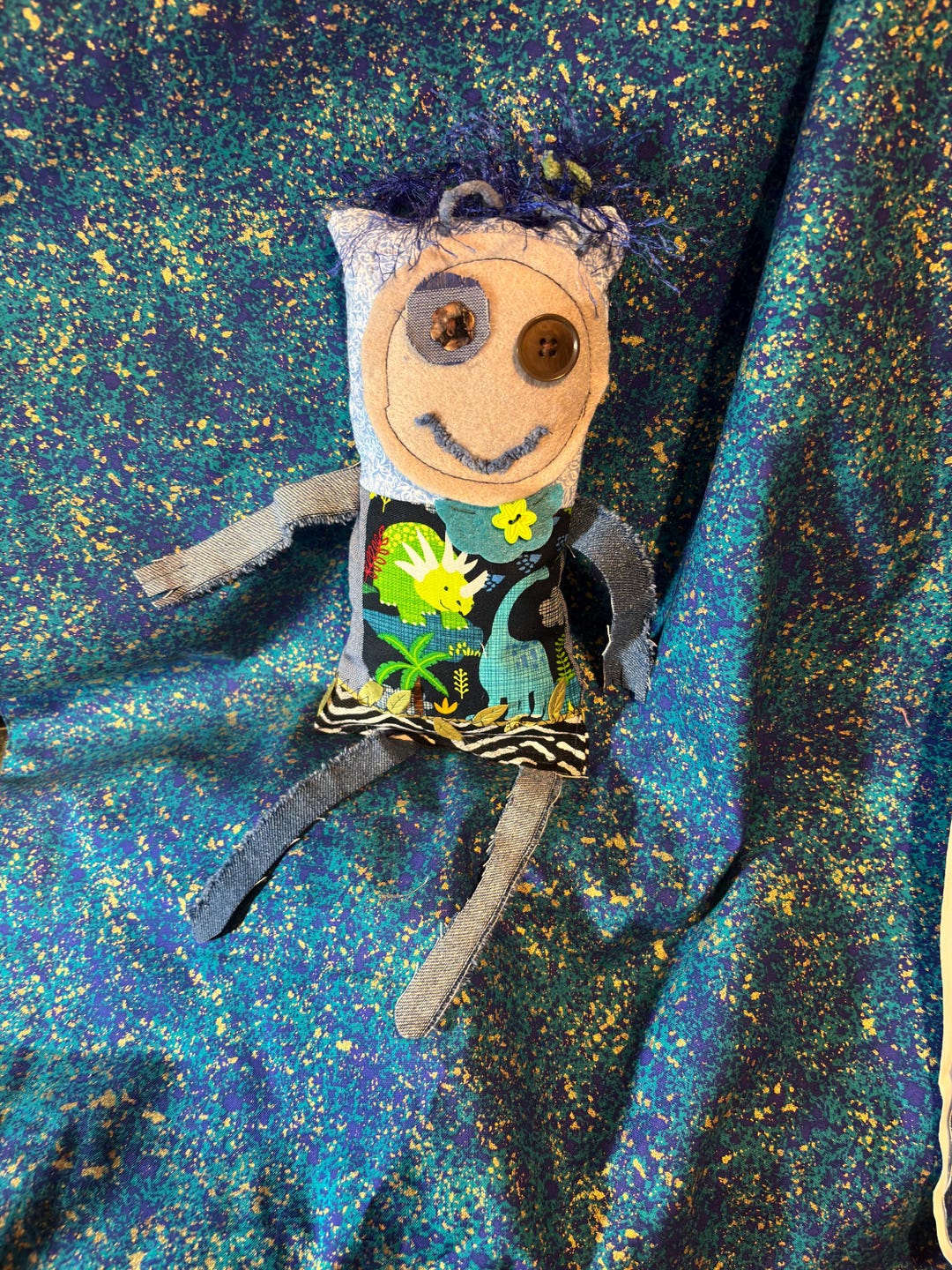 Scrappy Doll, Soft Toy, Keepsake Doll, Quirky Doll, Handsewn Doll ...