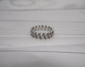 Laurel leaf ring | Etsy