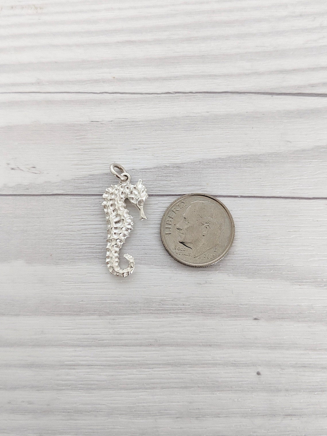 Sterling Silver Seahorse Necklace Seahorse Pendant | Etsy