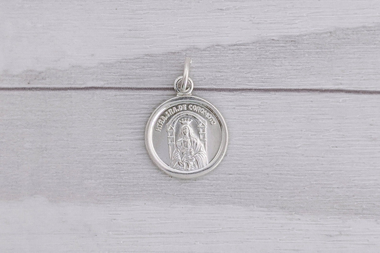 Sterling Silver Religious Medals Virgen De La Candelaria | Etsy