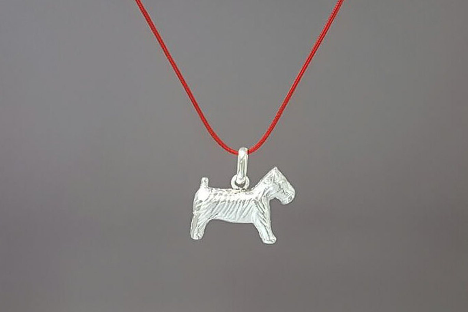 Solid Sterling Silver Dog Necklace Solid Schnauzaer Pendant - Etsy