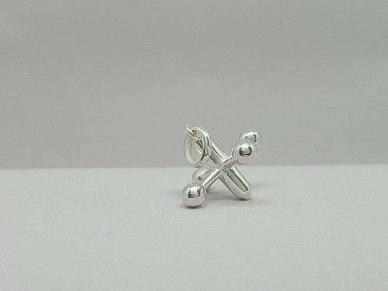 Sterling Silver Toy Jacks Charm Jacks Game Pendant Solid - Etsy