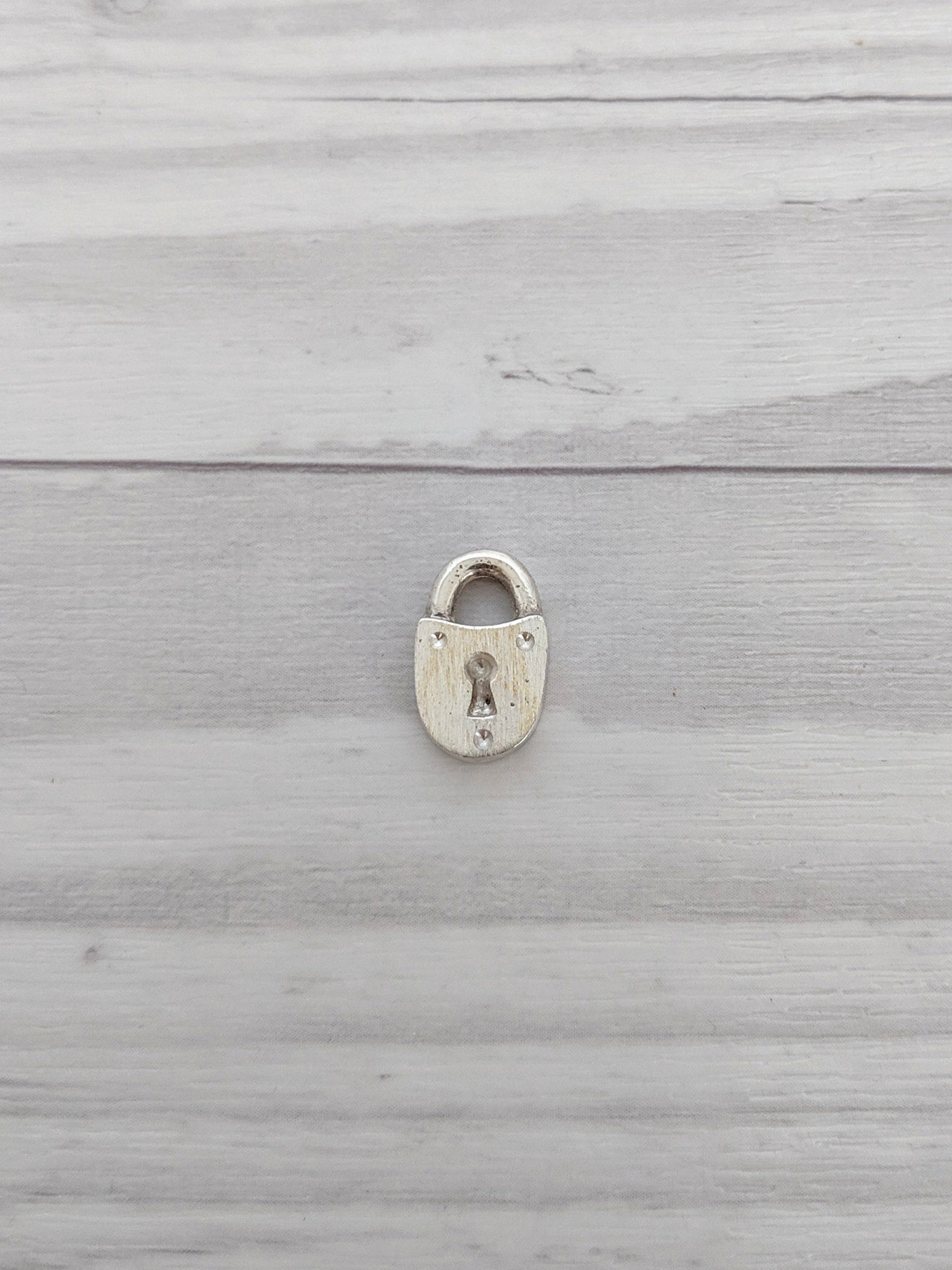 Sterling Silver Solid Lock Necklace Silver Lock Pendant - Etsy