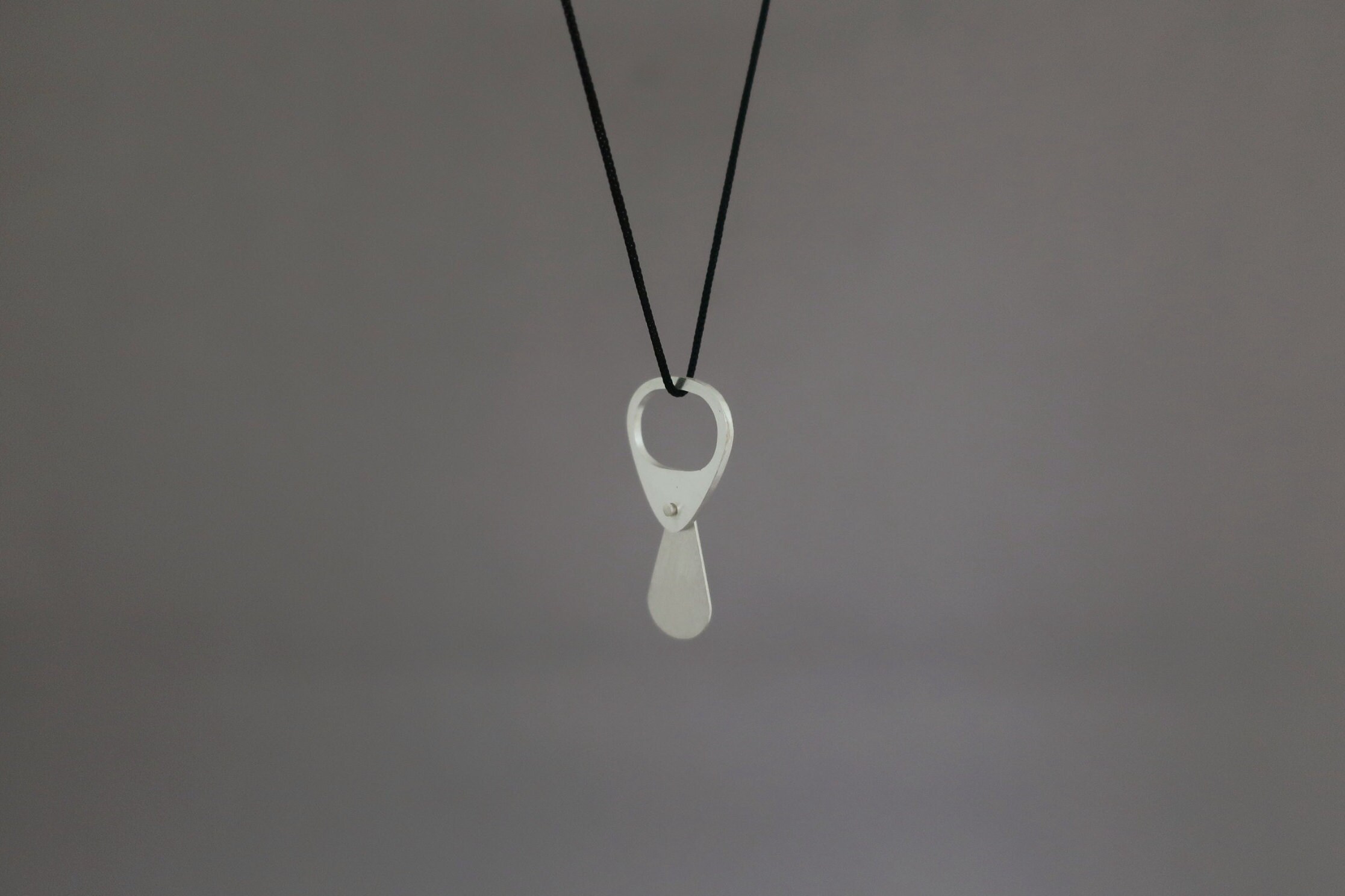 Sterling Silver Soda Tab Necklace Silver Pop Tab Pendant - Etsy