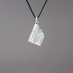 Sterling Silver Chocolate Bar Charm Silver Chocolate Bar Pendant ...