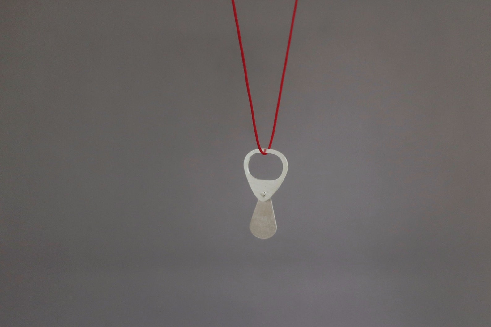 Sterling Silver Soda Tab Necklace Silver Pop Tab Pendant - Etsy