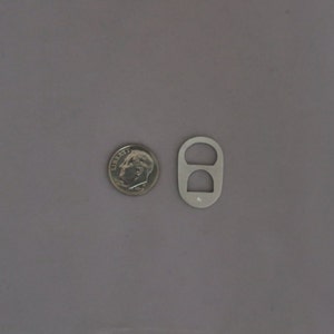 Sterling Silver Soda Tab Necklace - Silver Pop Tab Pendant - Sterling ...